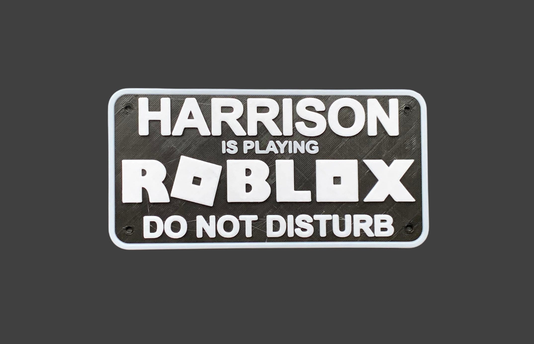 PERSONALISED 3D ROBLOX SIGNS - Etsy UK