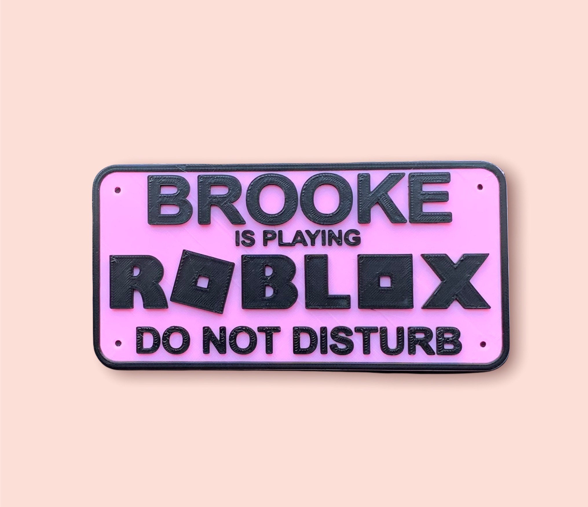 PERSONALISED 3D ROBLOX SIGNS - Etsy UK