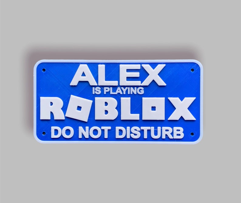PERSONALISED 3D ROBLOX SIGNS - Etsy UK