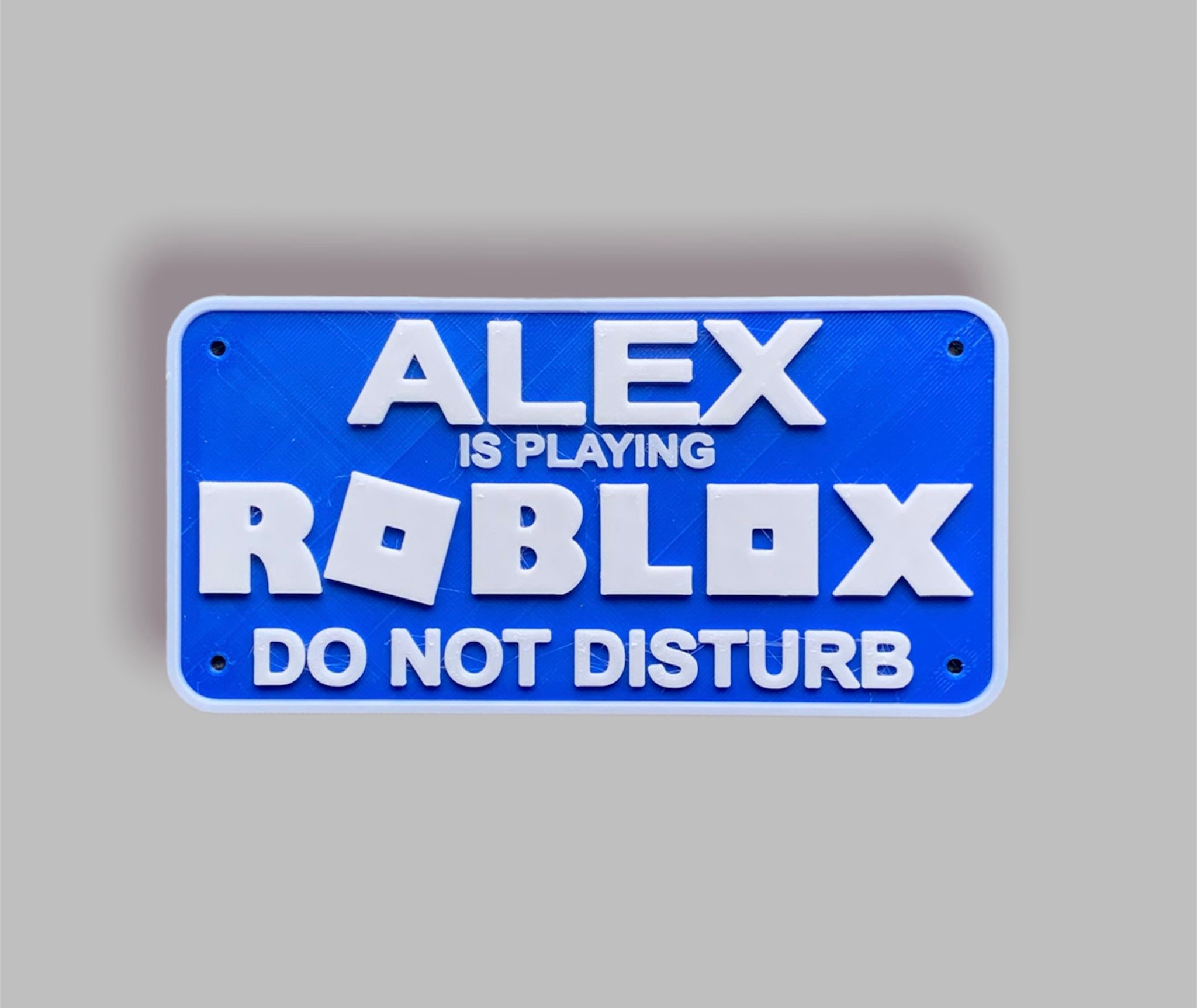 PERSONALISED 3D ROBLOX SIGNS - Etsy UK