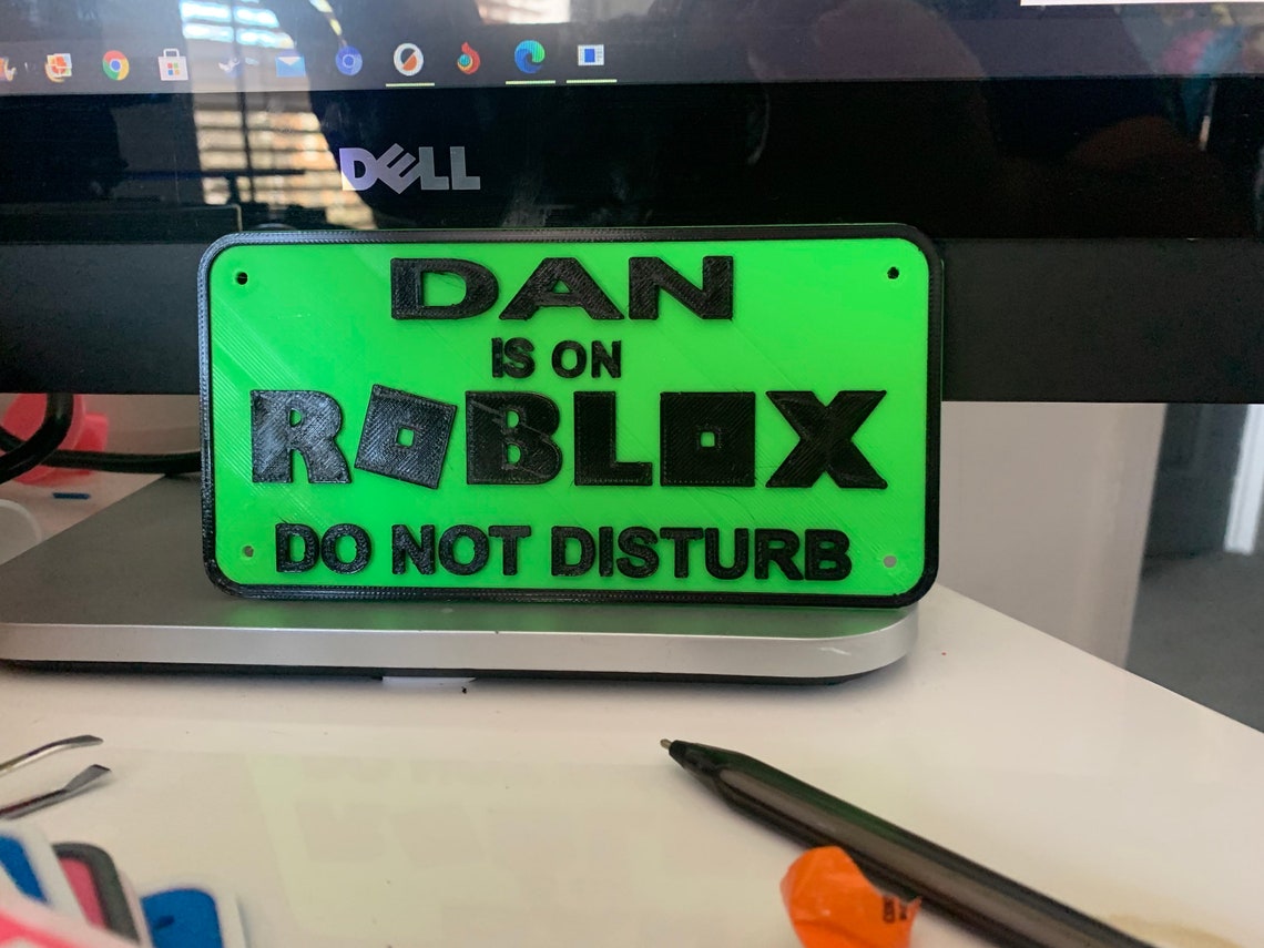 PERSONALISED 3D ROBLOX SIGNS | Etsy