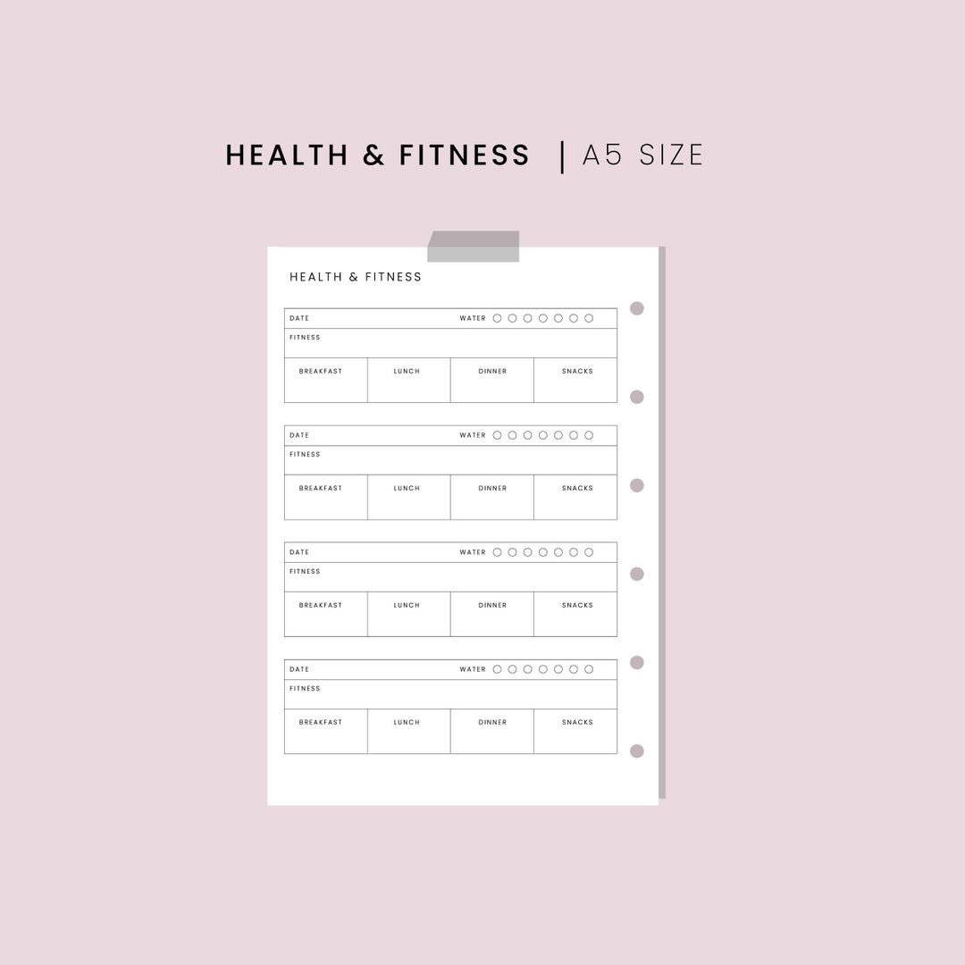 BODY TRACKER | Body Progress Template | Fitness Tracker Body ...