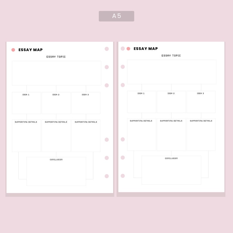 Essay Map Planner Printable for Students Essay Writing | Etsy
