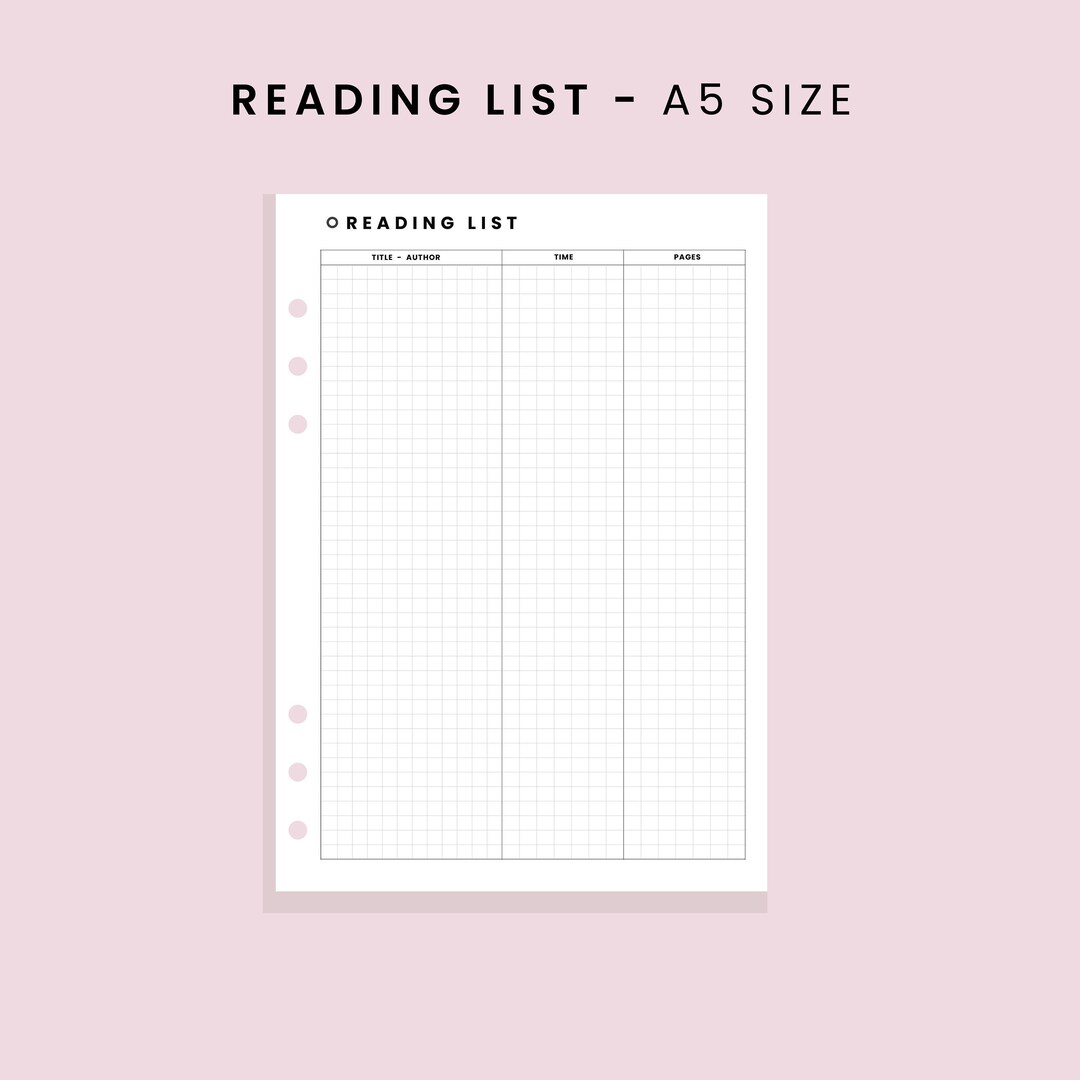 Reading Tracker Printable, Reading Log, Reading Journal, Book Tracker ...