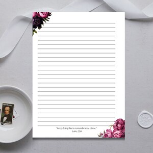 Memorial Invitation Letter, Printable Paper, Jw Letter Writing ...