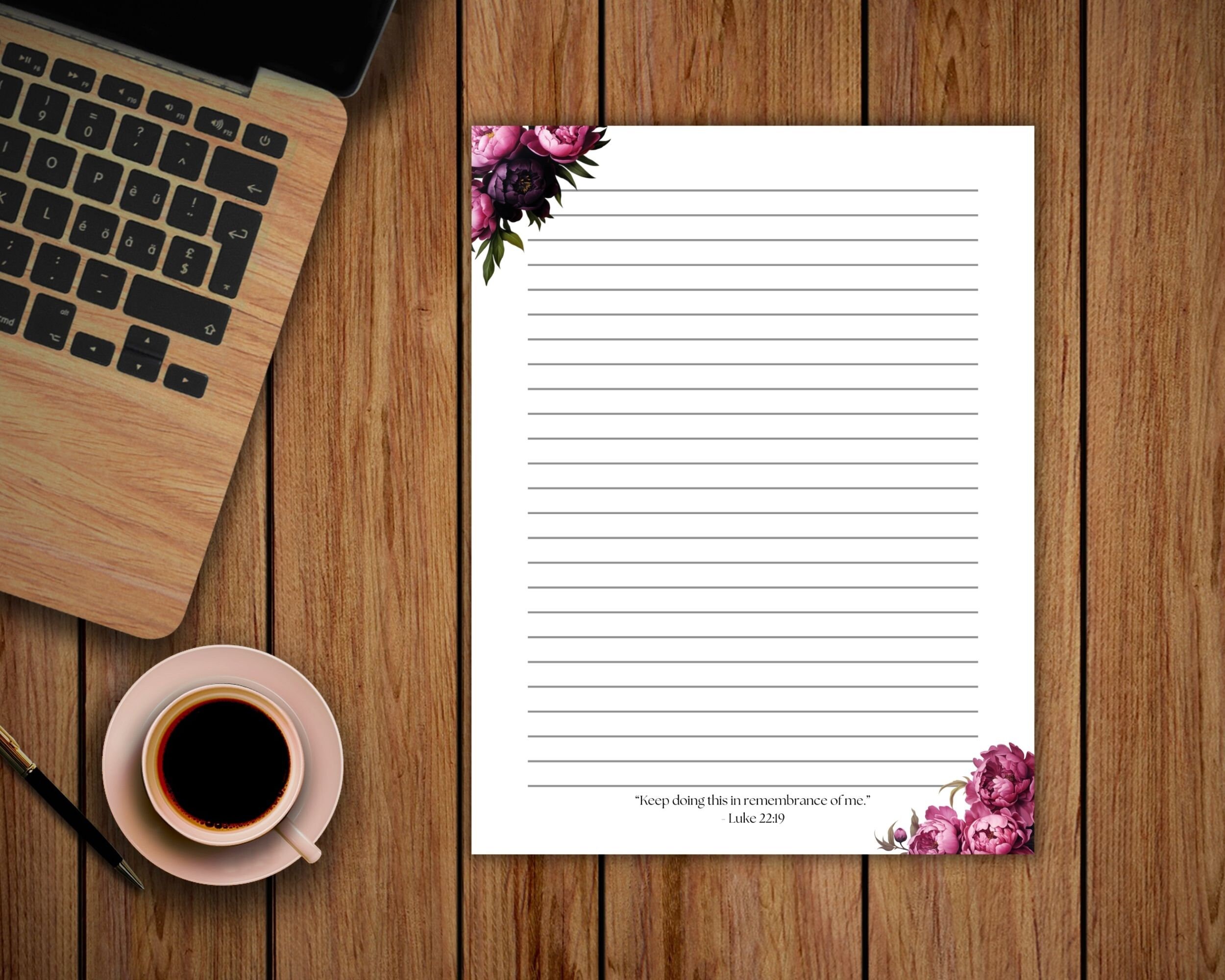 Memorial Invitation Letter, Printable Paper, Jw Letter Writing ...