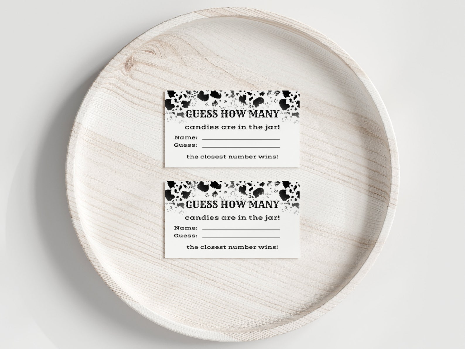 Guess How Many Game, Baby Shower Printable Game, How Many Candies Game ...