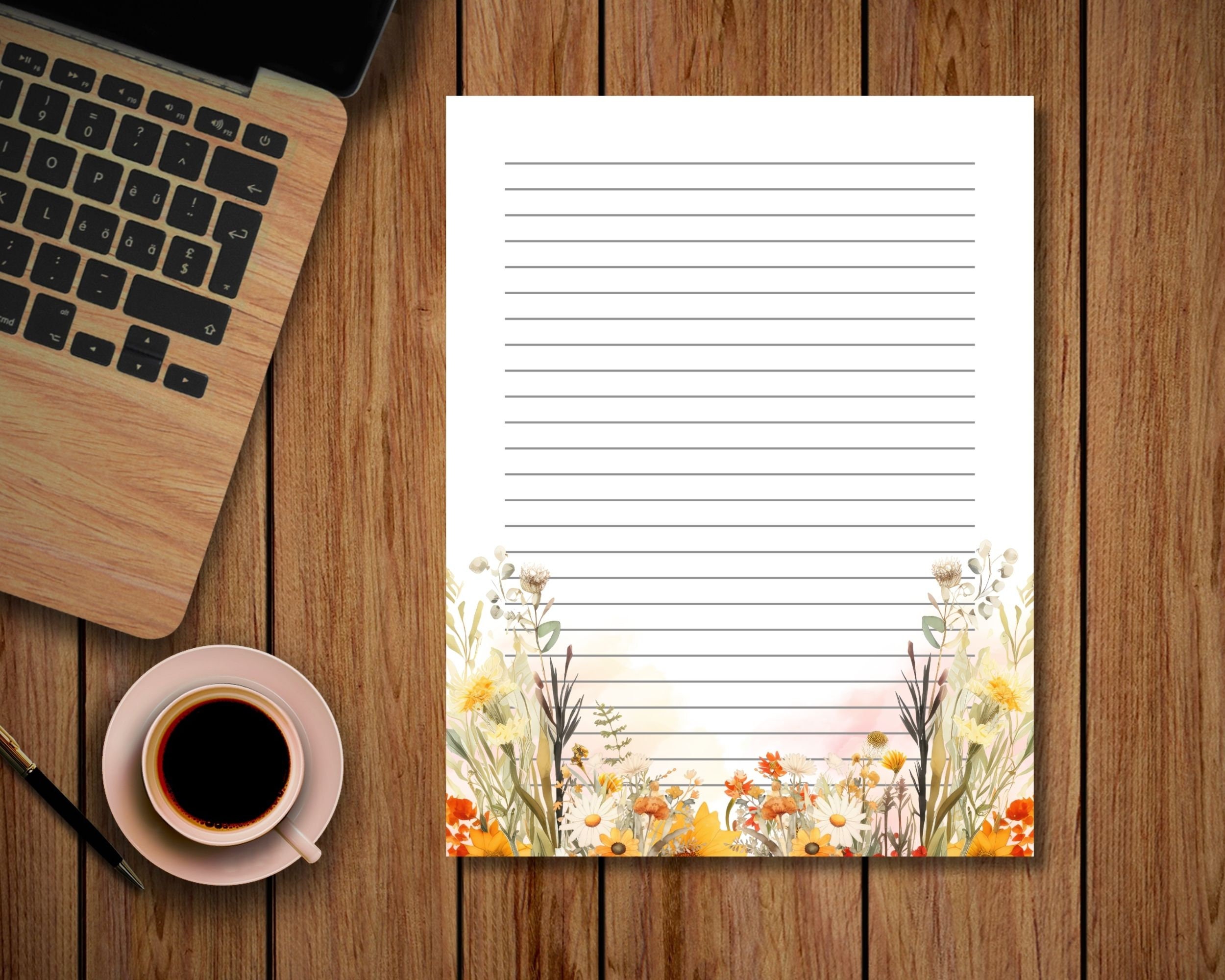 Jw Letter Writing Stationery, Digital Download, Lined and Blank Paper ...