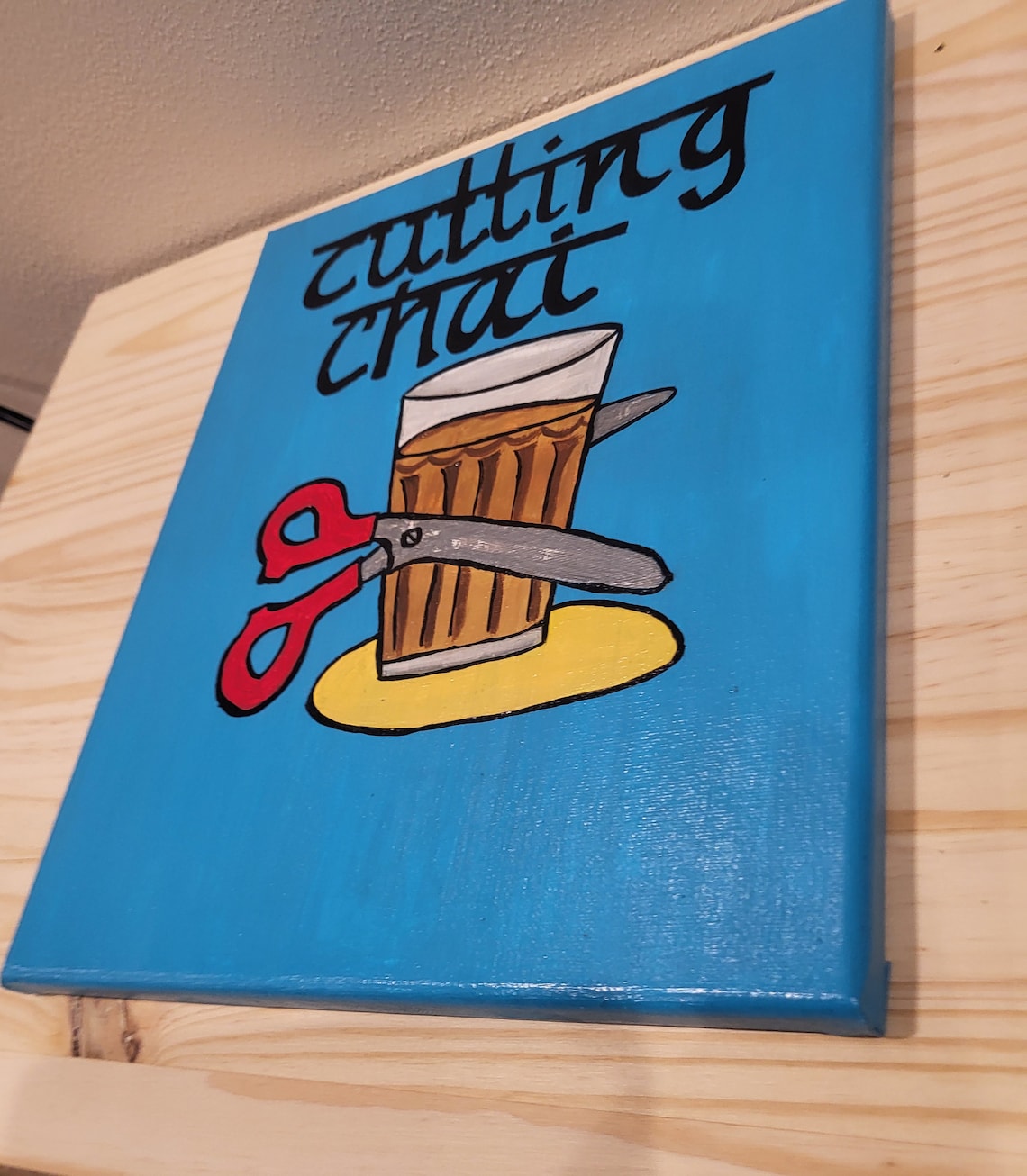 Cutting Chai, Indian Tea, Quirky Indian Art, Desi, Kitchen, Tea Nook ...