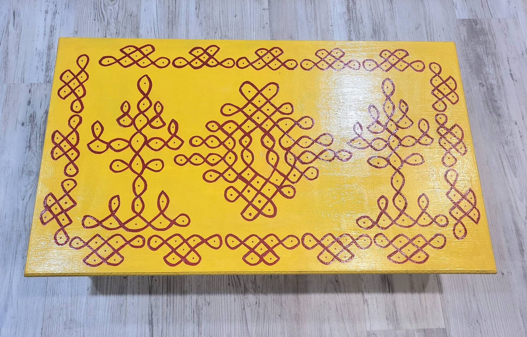 Low Wood Stool, Pooja Chowki, Bajot, Patla, Puja, Peetla, Indian Low ...