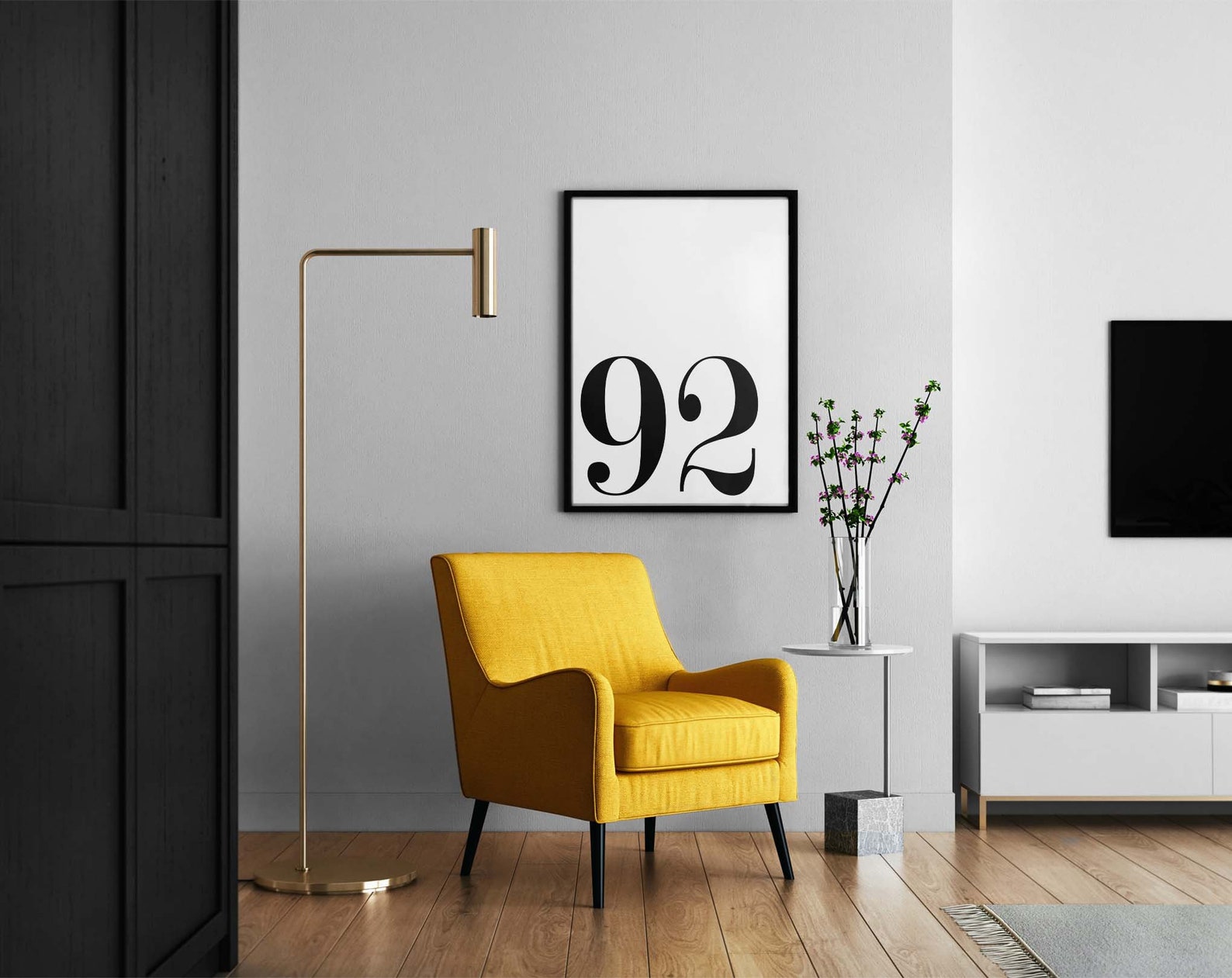 Number 92 Poster Printable Art Instant Download Printable Etsy number-92-poster-printable-art-instant-download-printable-etsy