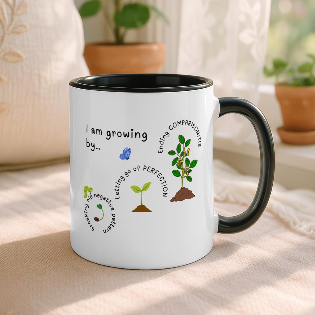 Trust the Process Mug | Positive Daily Reminders Tea Cup | Mental ...