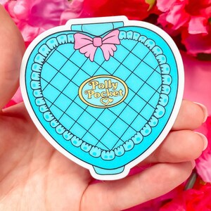 Polly Pocket Inspired Sticker, Waterproof & Digitally Illustrated. - Etsy