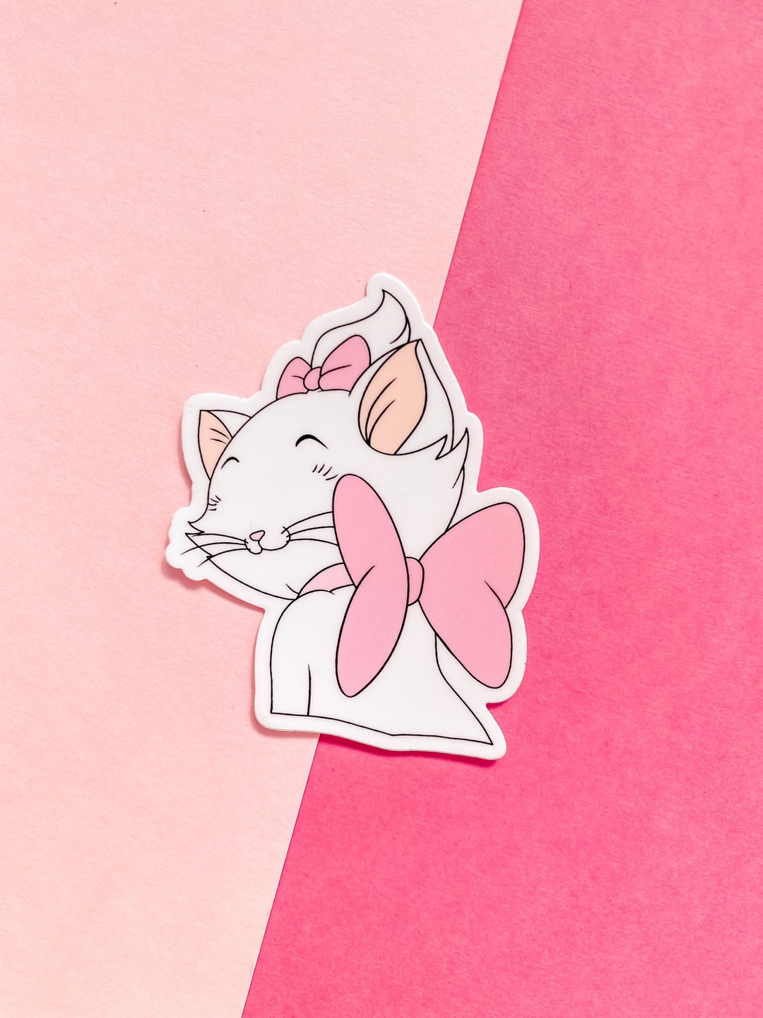 Marie, Aristocats Disney Inspired Sticker, Waterproof & Digitally ...