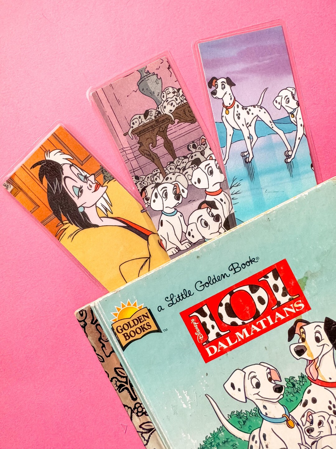 101 Dalmatians Upc-ycled Bookmarks, Disney, Double Sided, One of a Kind ...