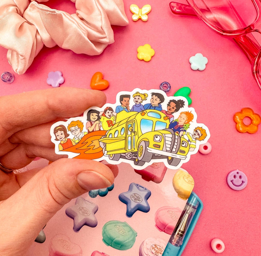 The Magic School Bus Inspired Sticker, Waterproof & Digitally ...
