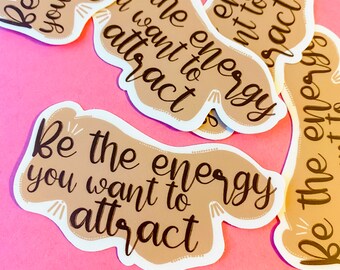 Positive Energy Sticker | Etsy