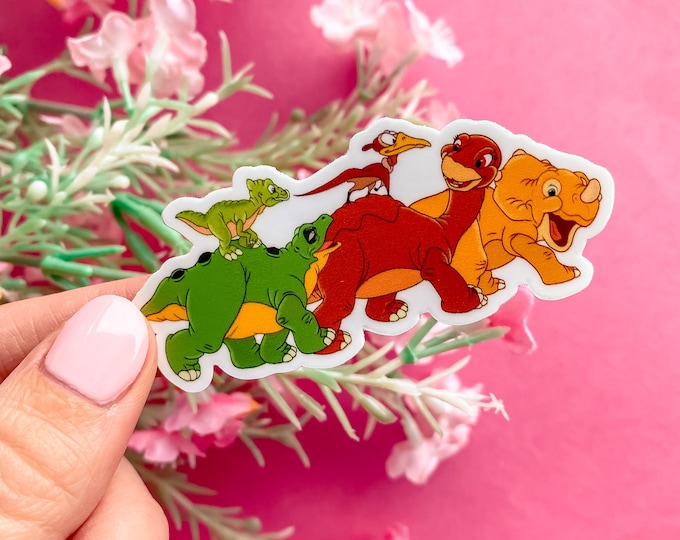 The Land Before Time Sticker, Waterproof & Digitally Illustrated. - Etsy
