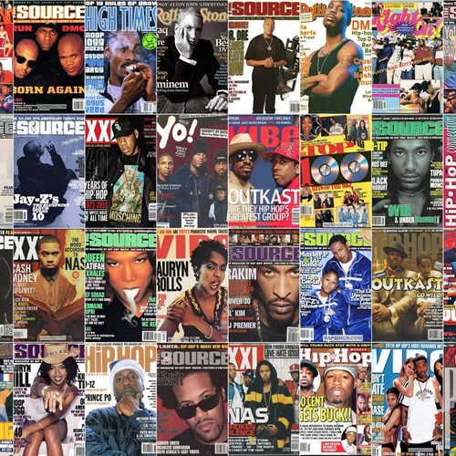 RARE Vibe Magazine Covers 150 Vintage Hip-hop & Rap Digital | Etsy