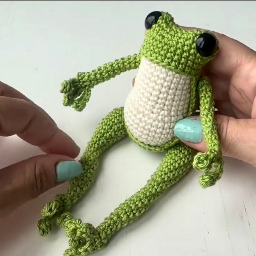 Crochet Leggy Frog Amigurumi Pattern (PDF Pattern) - Etsy