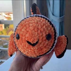 PDF PATTERN Crochet the Clown Fish With Included Video Tutorial GIFT - Etsy