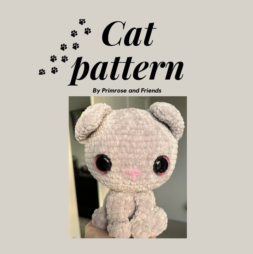 Cat Pattern PDF File Instant Download Crochet Amigurumi - Etsy