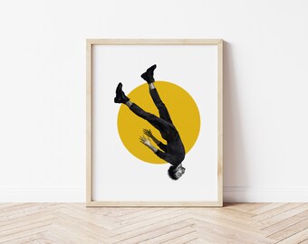Falling Man Print - Etsy
