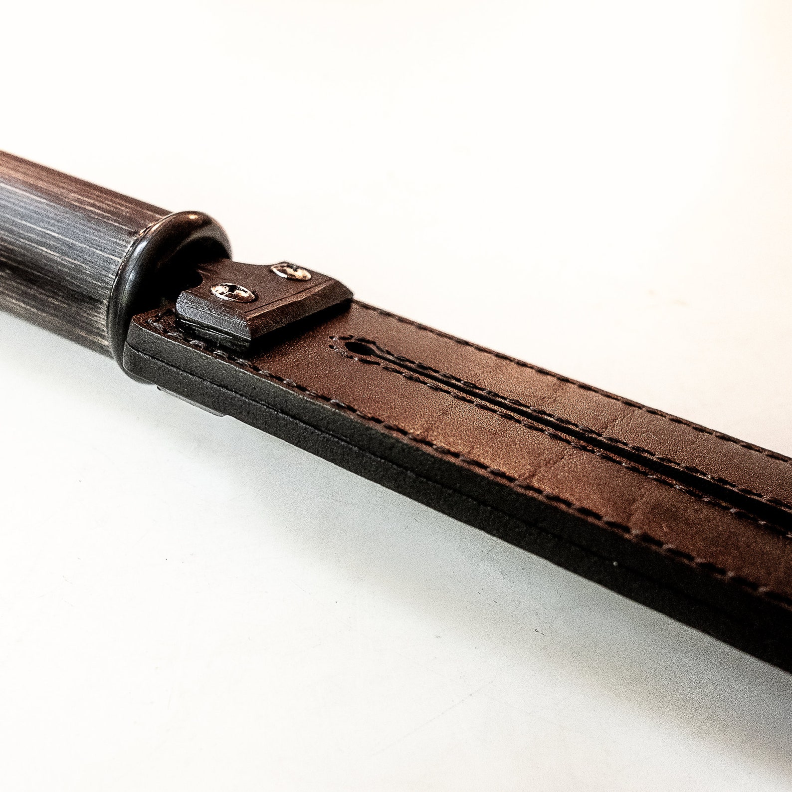 Tawse/heavy/brown. 51 Cm/20", Double-tongued Paddle Made of 2 X 4 Mm ...