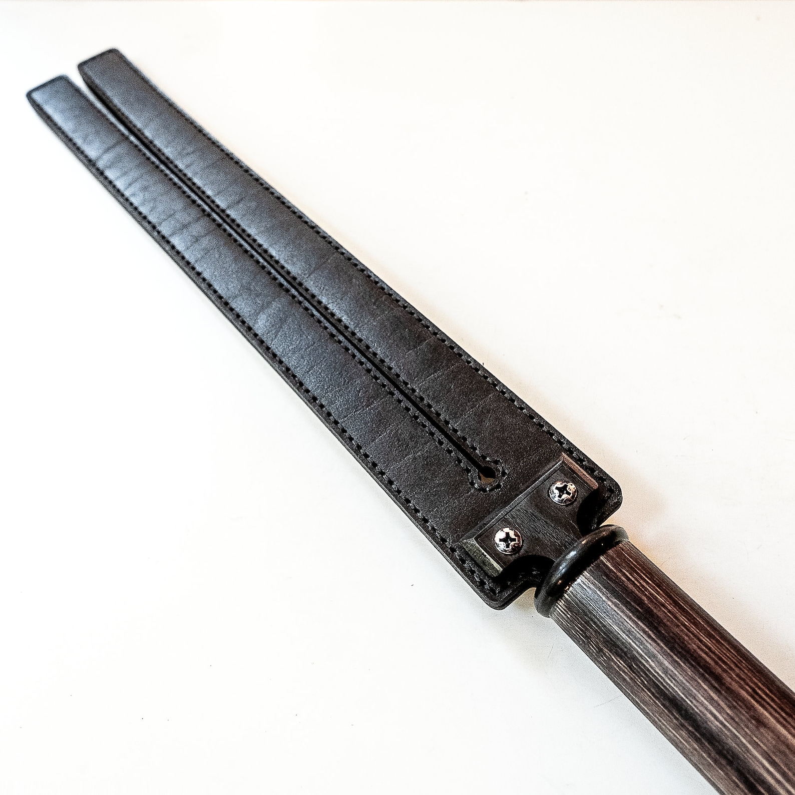 Tawse/heavy/brown. 51 Cm/20", Double-tongued Paddle Made of 2 X 4 Mm ...