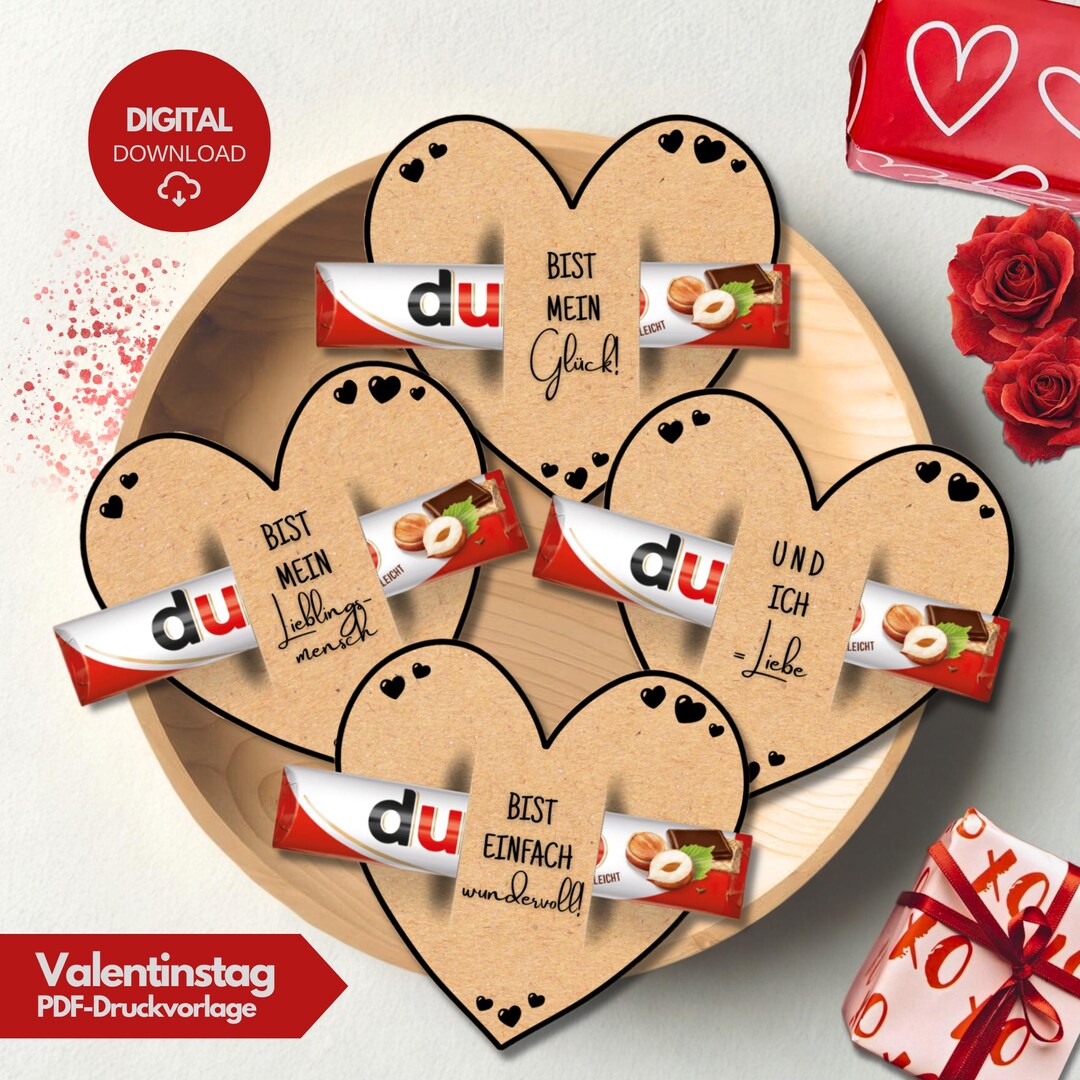 Valentine's Day Duplo Wrapper Printable Template | Heartfelt Love ...