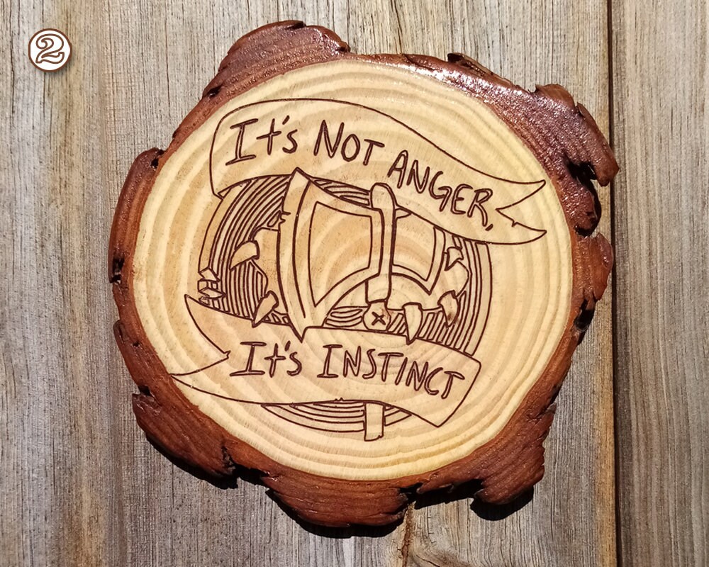 Rustic Handmade D&D Log Coasters. - Etsy