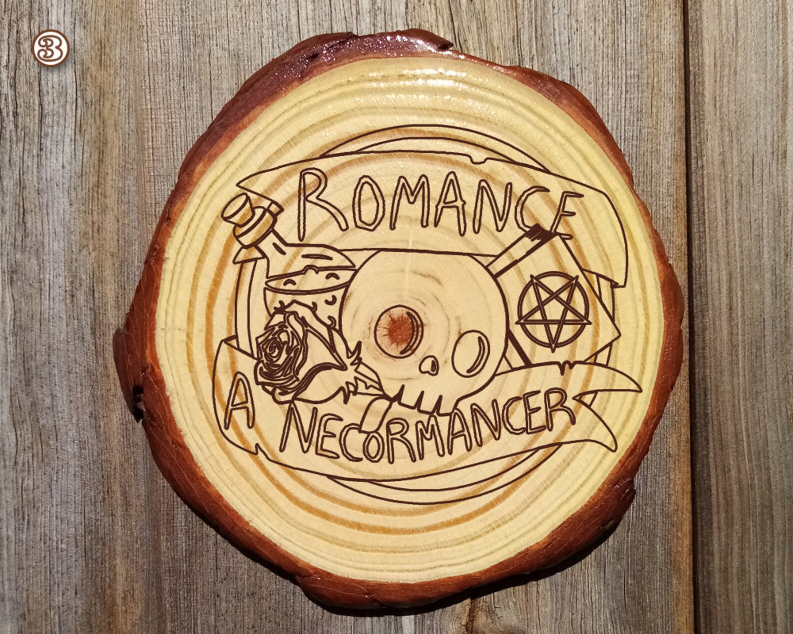 Rustic Handmade D&D Log Coasters. - Etsy