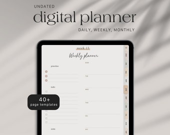 2024 Digital Planner With Links to Apple or Google Calendar - Etsy