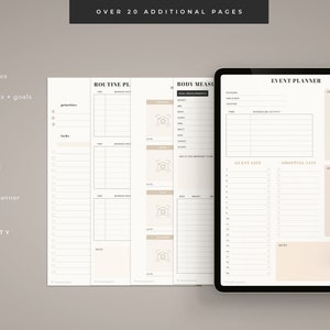 Digital Planner Goodnotes Planner Daily Planner Weekly - Etsy