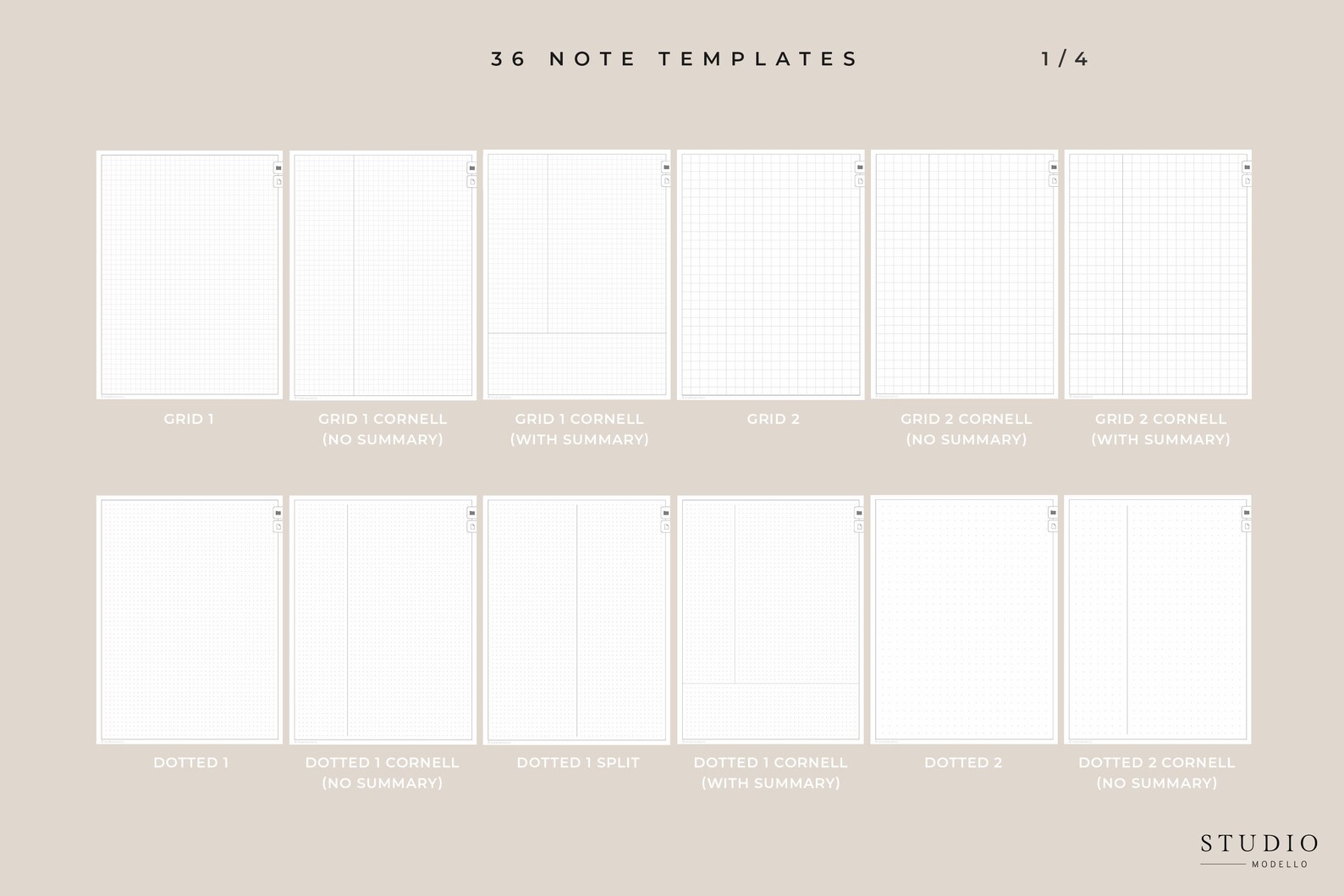 Digital Notebook Goodnotes Student Notebook Vertical & Horizontal ...