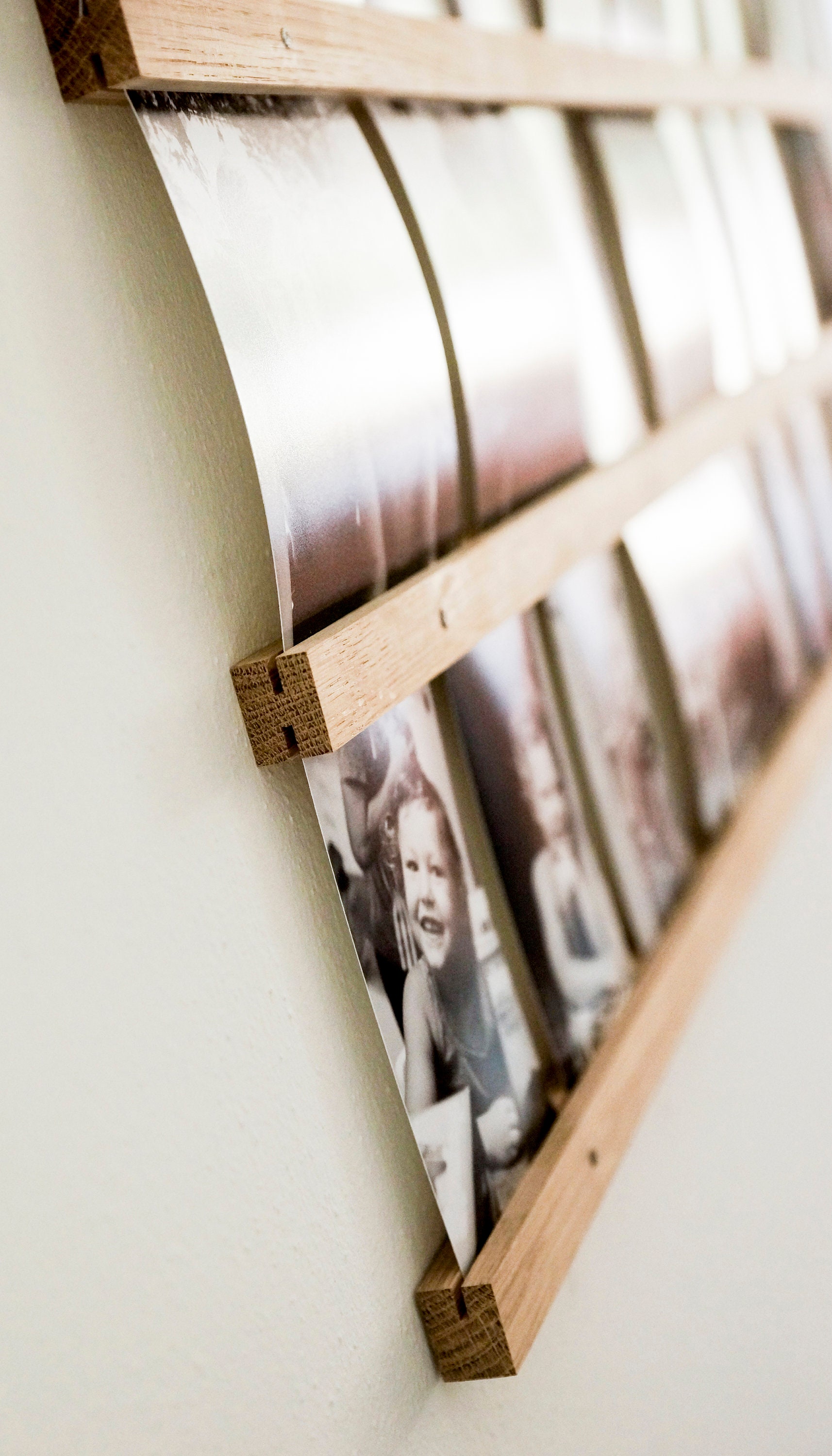 Wall Photo Rail Oak 40-110 Cm REAL WOOD NATURE - Etsy