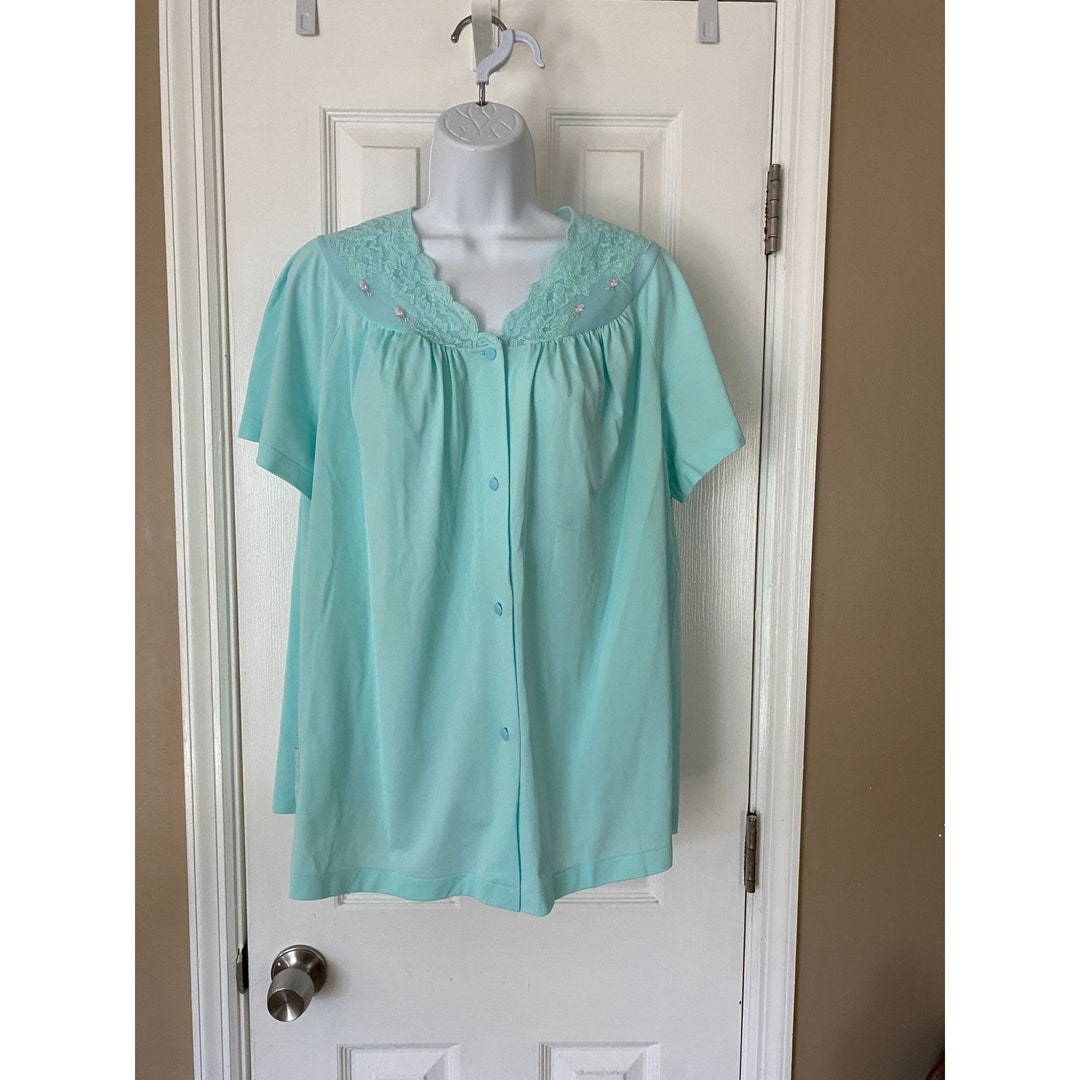 Vintage Shadowline Sleepwear Intimates Pajama Top Size 42 - Etsy