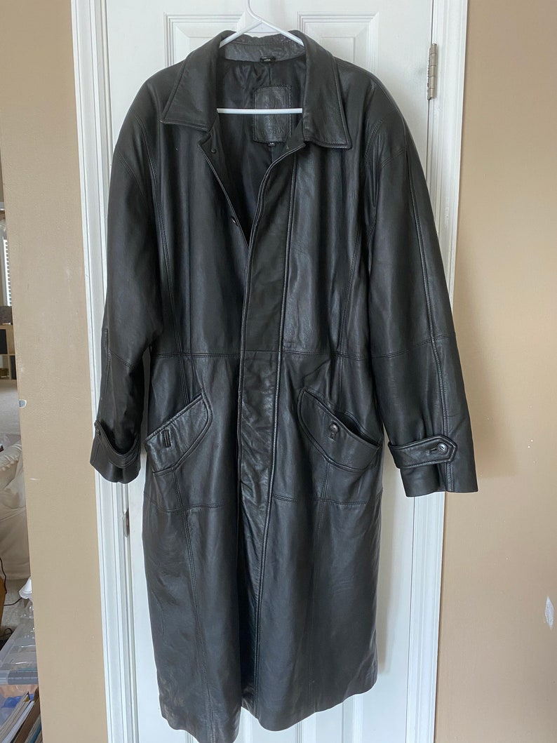 J. Riggins Mens Store Fairfax Collection Lamb Leather Trench - Etsy