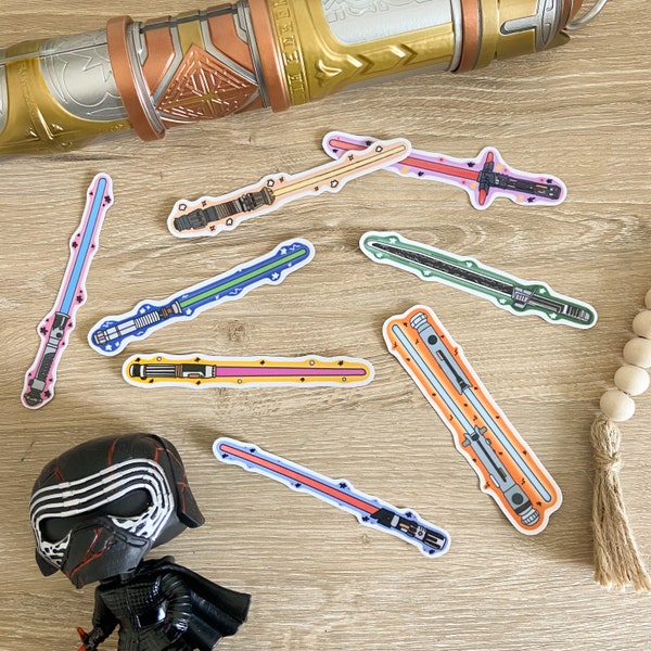 Lightsaber Stickers - Etsy