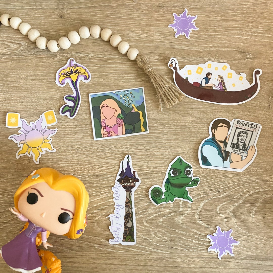 Tangled Sticker Set - Etsy