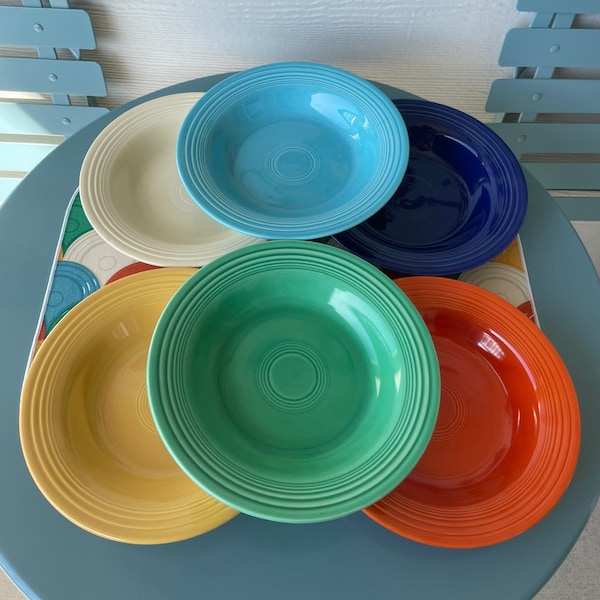 Fiestaware Deep Plates - Etsy