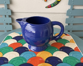 Cobalt Blue Fiesta Pitcher - Etsy