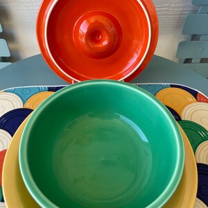 Vintage Fiesta (fiestaware) Promotional Casserole and Pie Plate SET ...