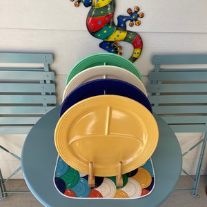 Vintage Fiesta (fiestaware) 12 Inch Compartment (divided) Plate ...