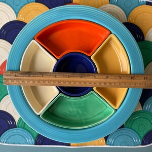 Vintage Fiesta (fiestaware) Relish Tray / All 6 Original Colors ...