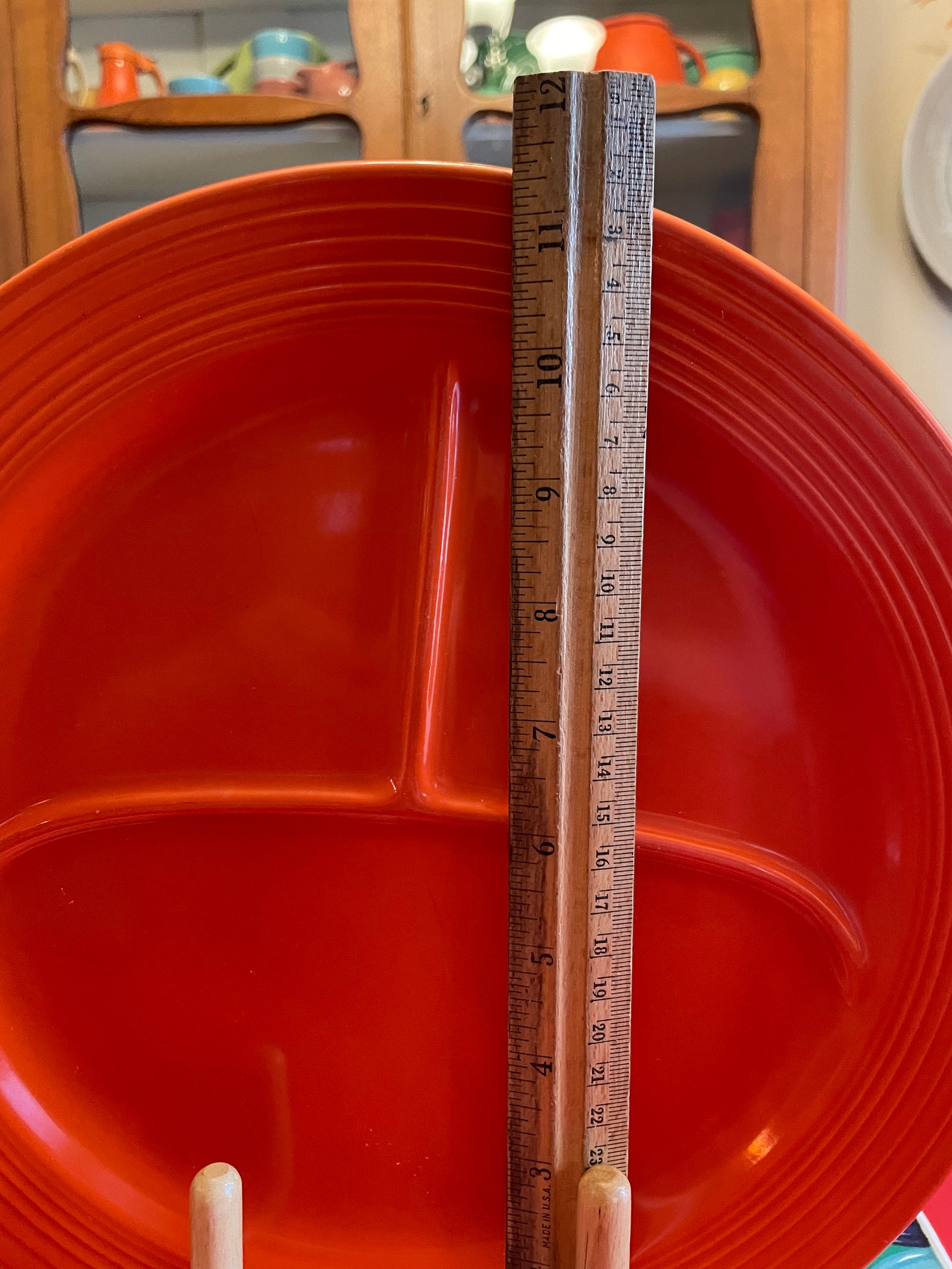 Vintage Fiesta fiestaware 12 Inch Compartment divided - Etsy
