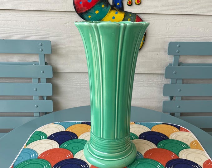 Vintage Fiesta (fiestaware) 12 Inch Vase in Original GREEN - Etsy