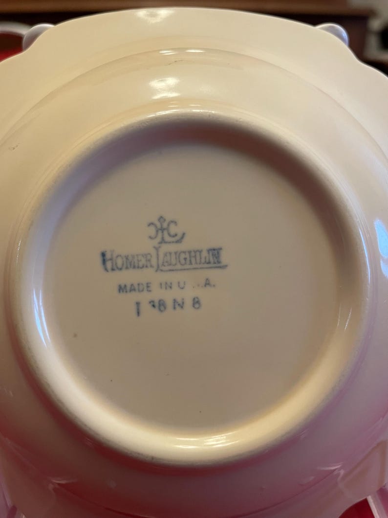 Vintage Homer Laughlin (fiesta) MEXICANA Berry (fruit) Bowl - Mexican ...