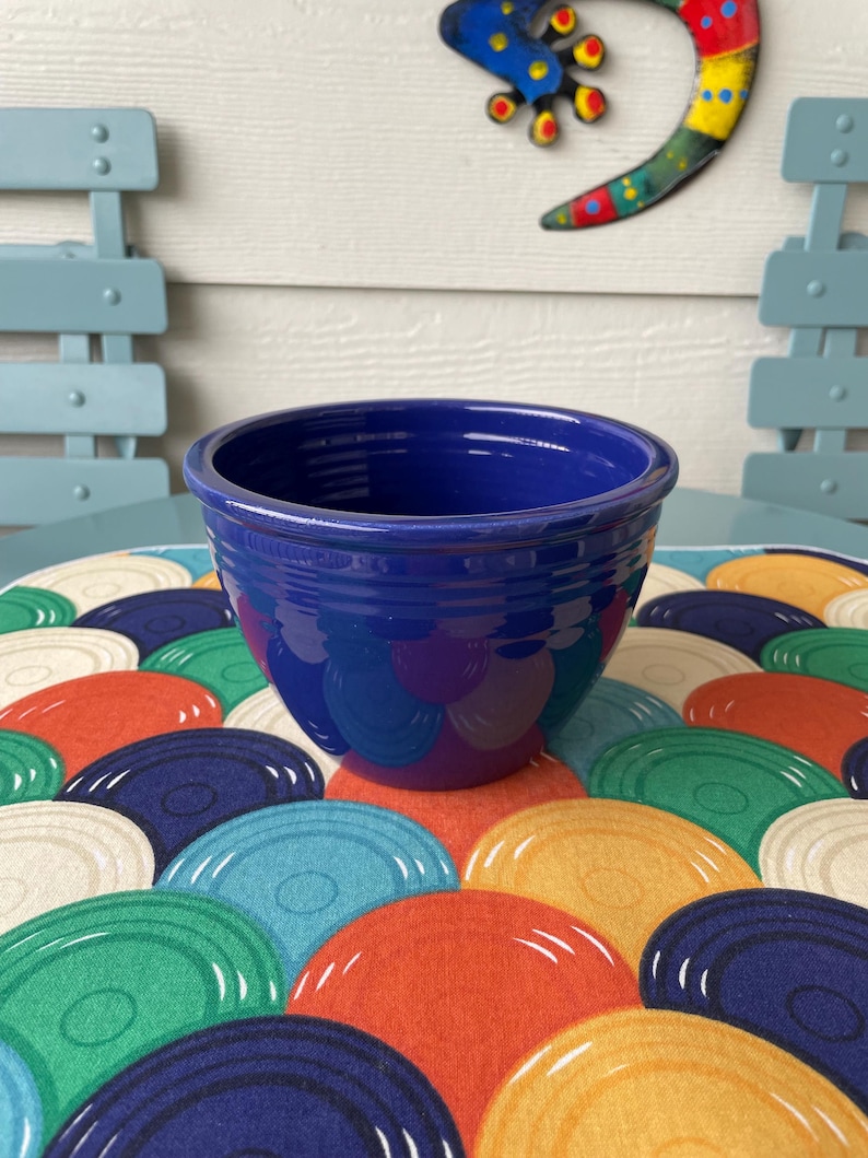 Vintage Fiesta (fiestaware) #2 Nested Mixing Bowl in Cobalt BLUE - Etsy