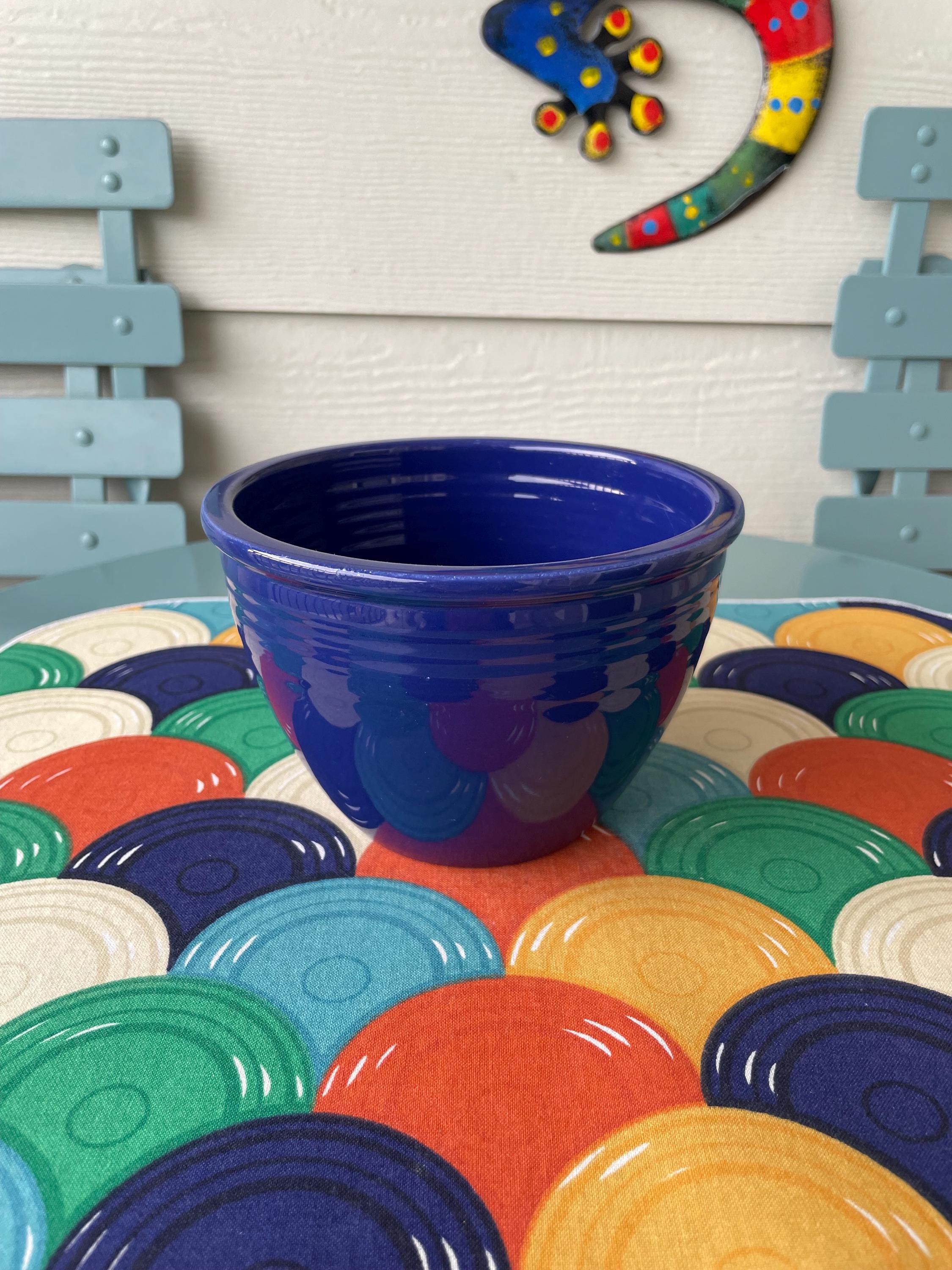 Vintage Fiesta (fiestaware) #2 Nested Mixing Bowl in Cobalt BLUE - Etsy